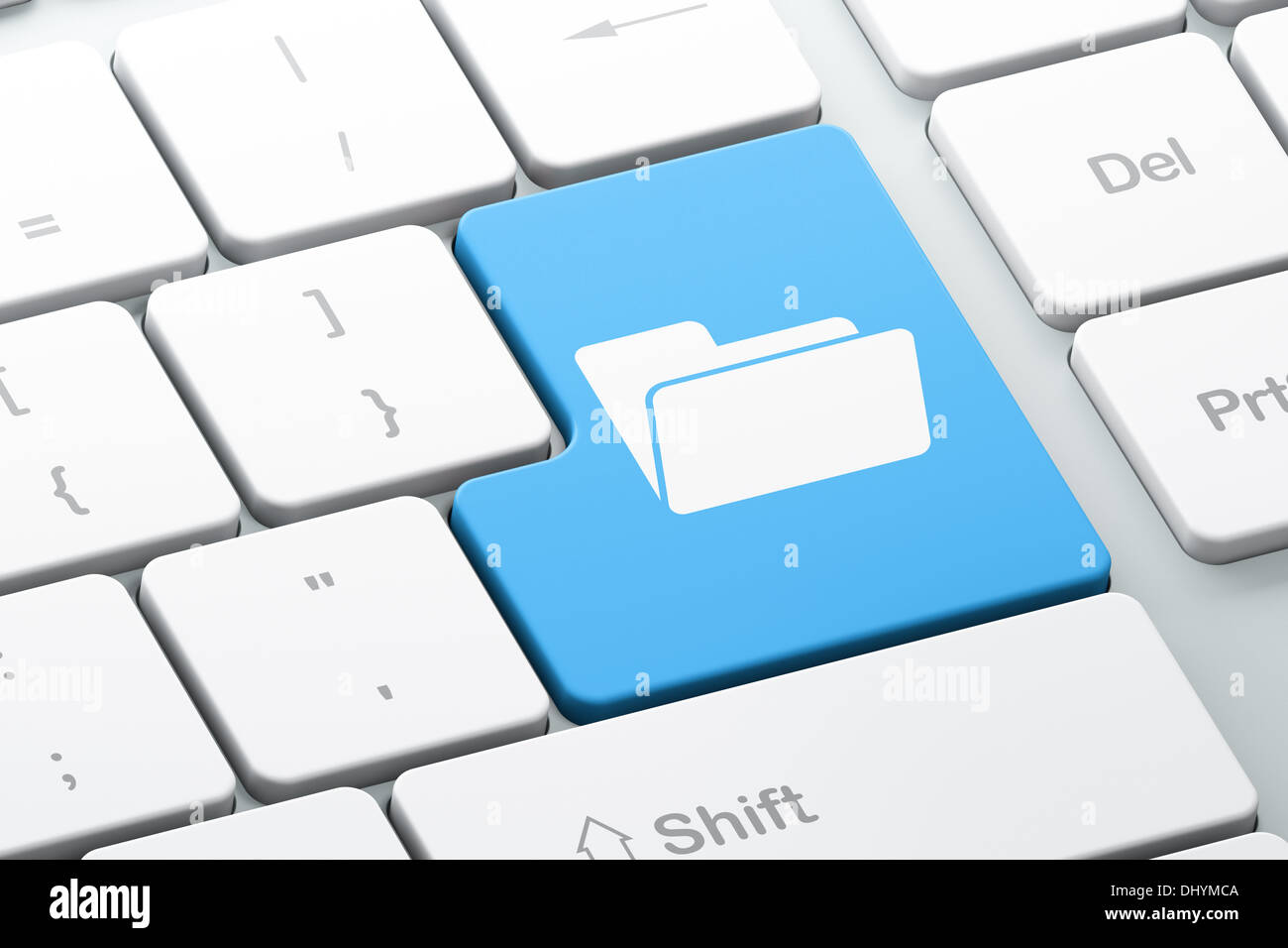 Business concept: Folder on computer keyboard background Stock Photo - Alamy