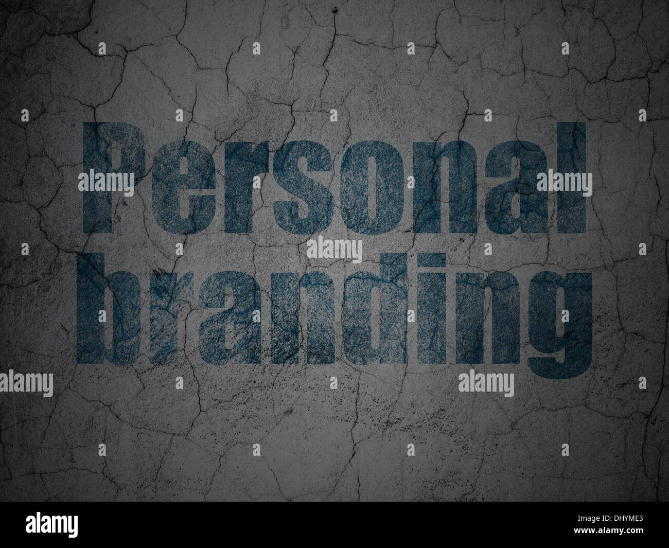 Marketing concept: Personal Branding on grunge wall background Stock ...