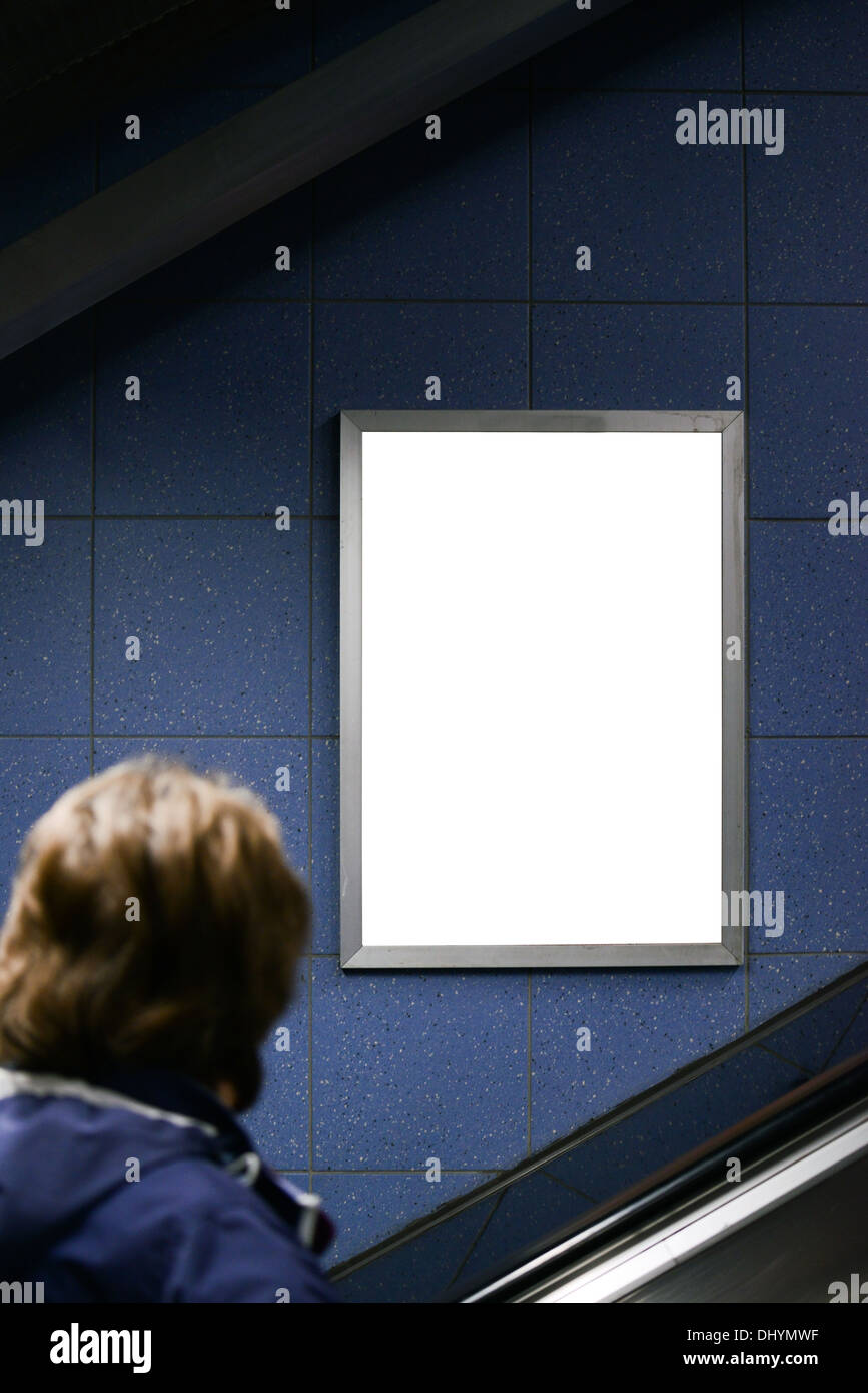 Man looking at billboard hi-res stock photography and images - Alamy