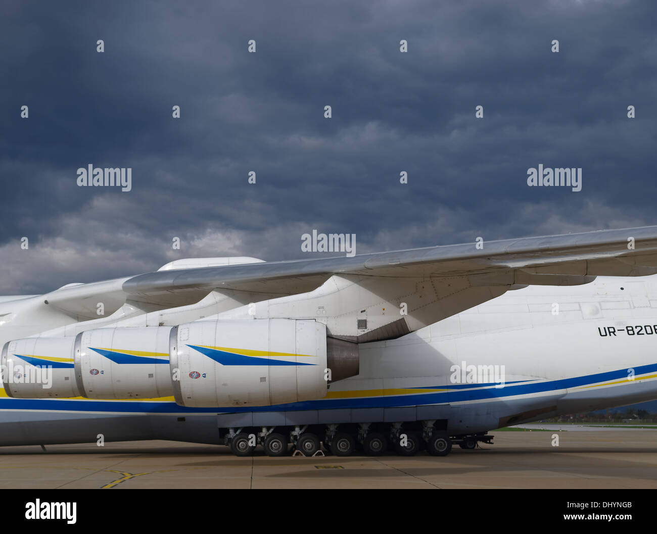 Ivchenko Progress D-18T turbofan engines on Antonov An-225 Mriya. Part ...