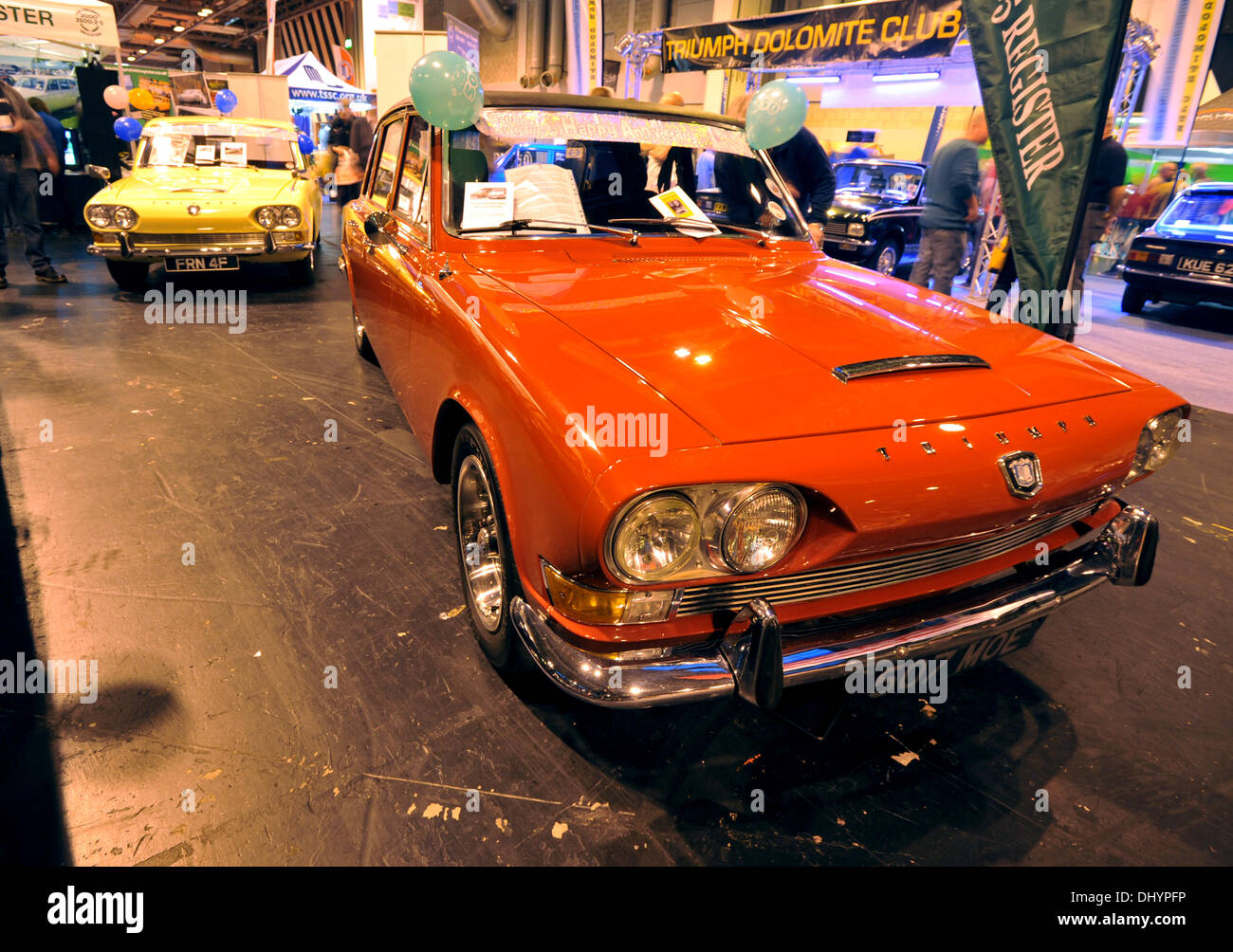 Birmingham, UK. 16th Nov, 2013. Classic and vintage cars on display at ...