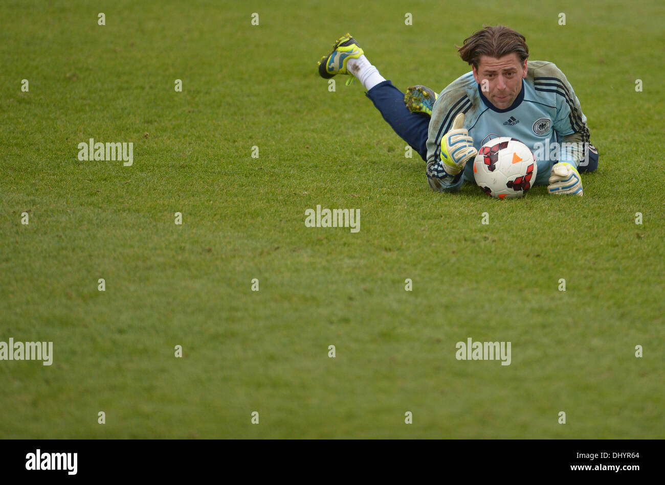 London, Britain. 17th Nov, 2013. Germany's goalkeeper Roman ...