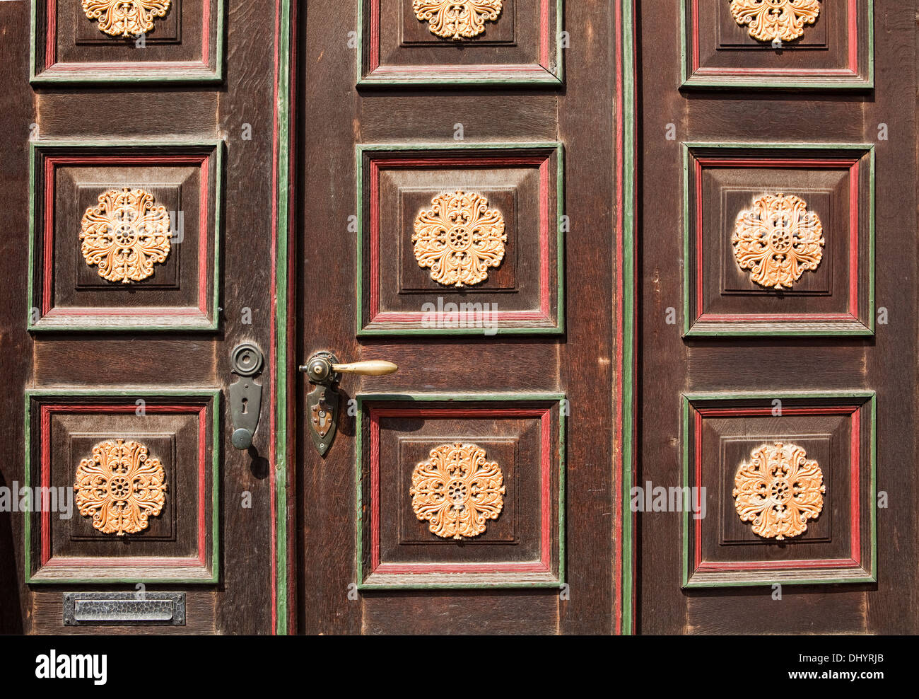 Old german door hi-res stock photography and images - Alamy