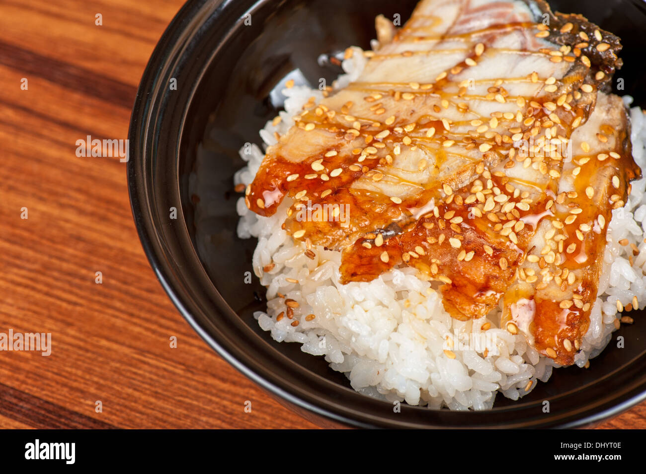 eel with rice Stock Photo - Alamy