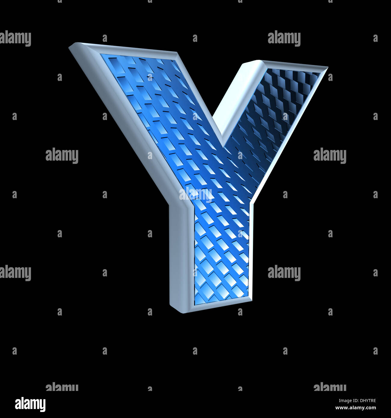 Blue y letter hi-res stock photography and images - Alamy