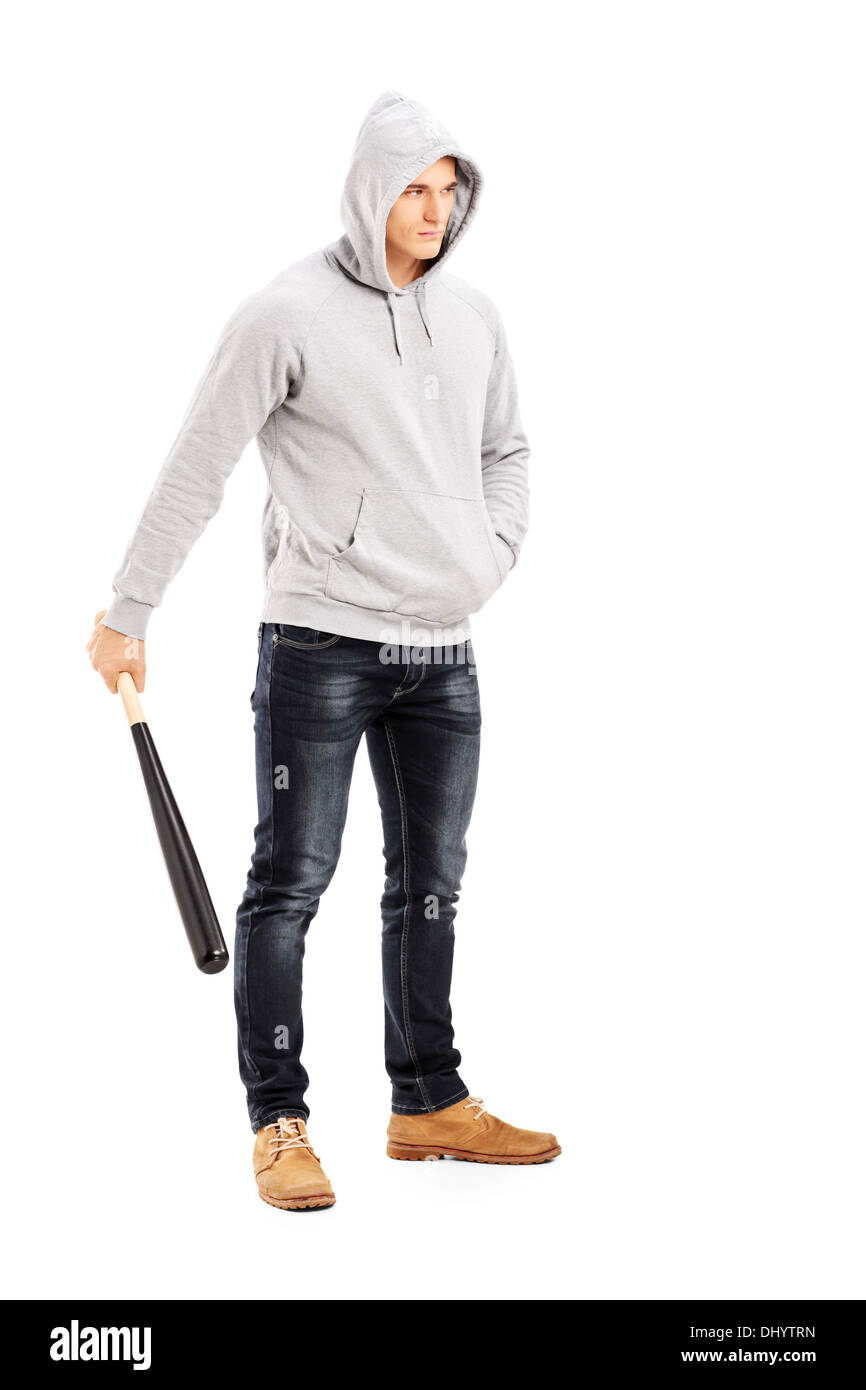 Hooded male head Cut Out Stock Images & Pictures - Alamy