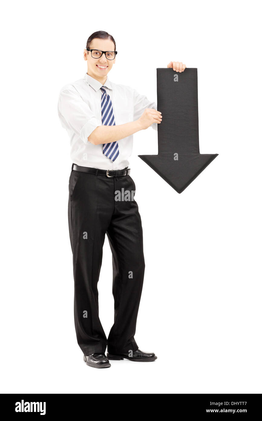 Right hand pointing down hi-res stock photography and images - Alamy