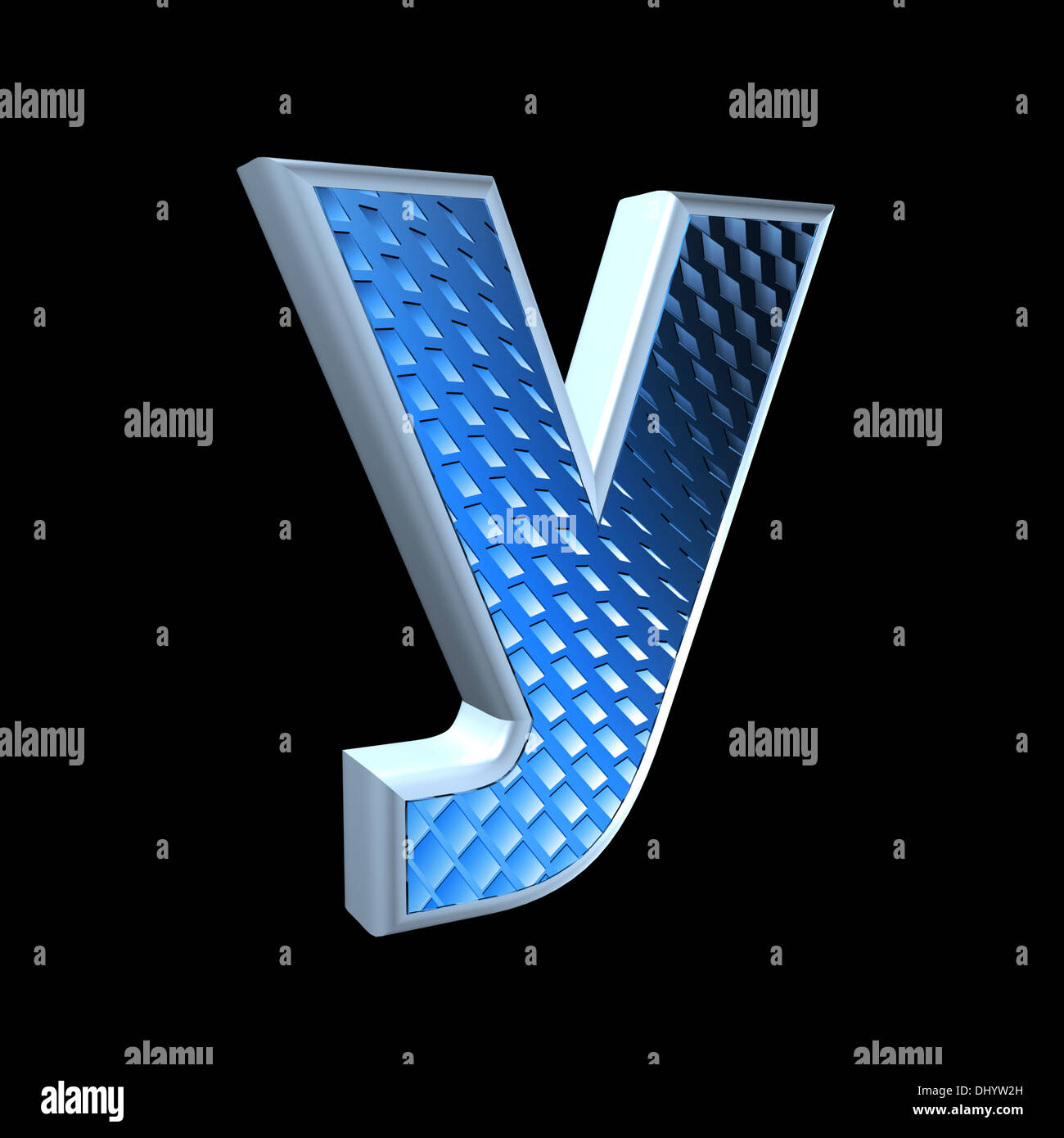 Blue y letter hi-res stock photography and images - Alamy