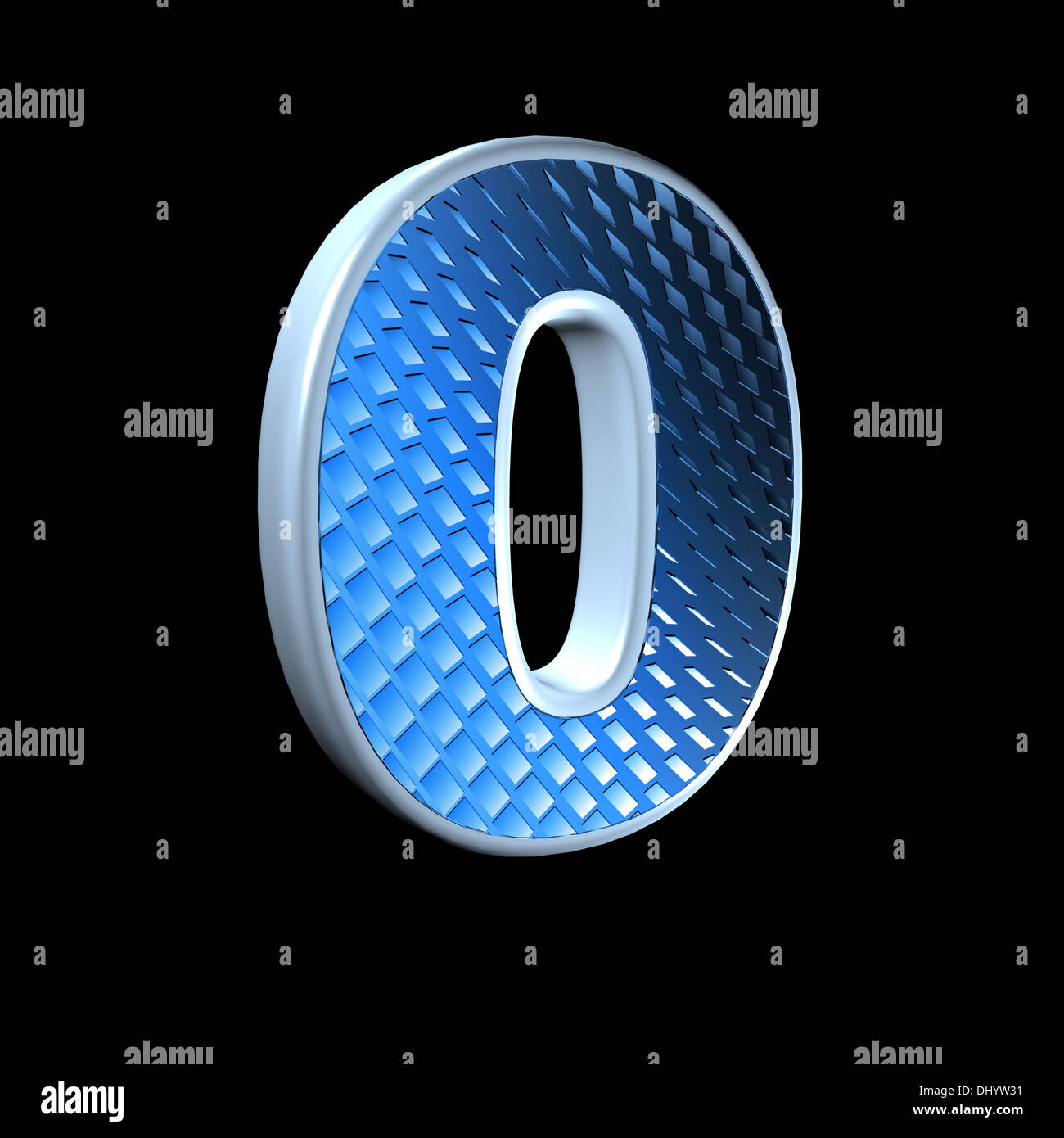 3d 0 number hi-res stock photography and images - Alamy