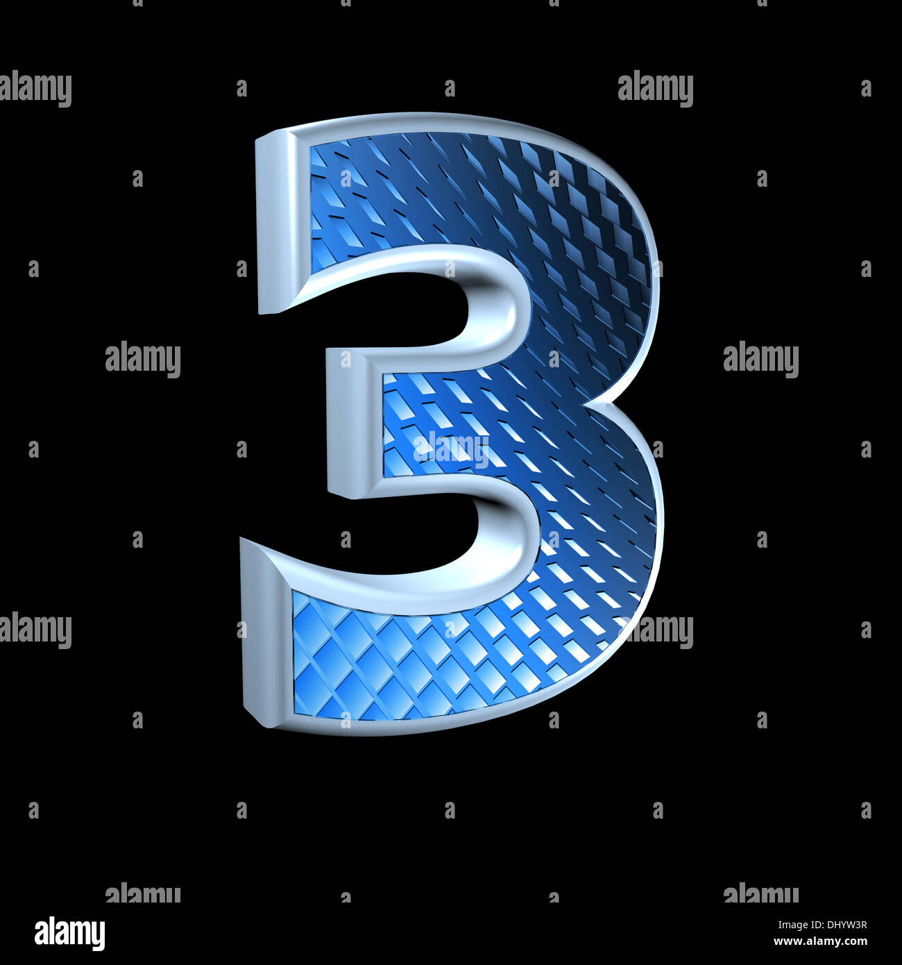 3d number 3 hi-res stock photography and images - Alamy