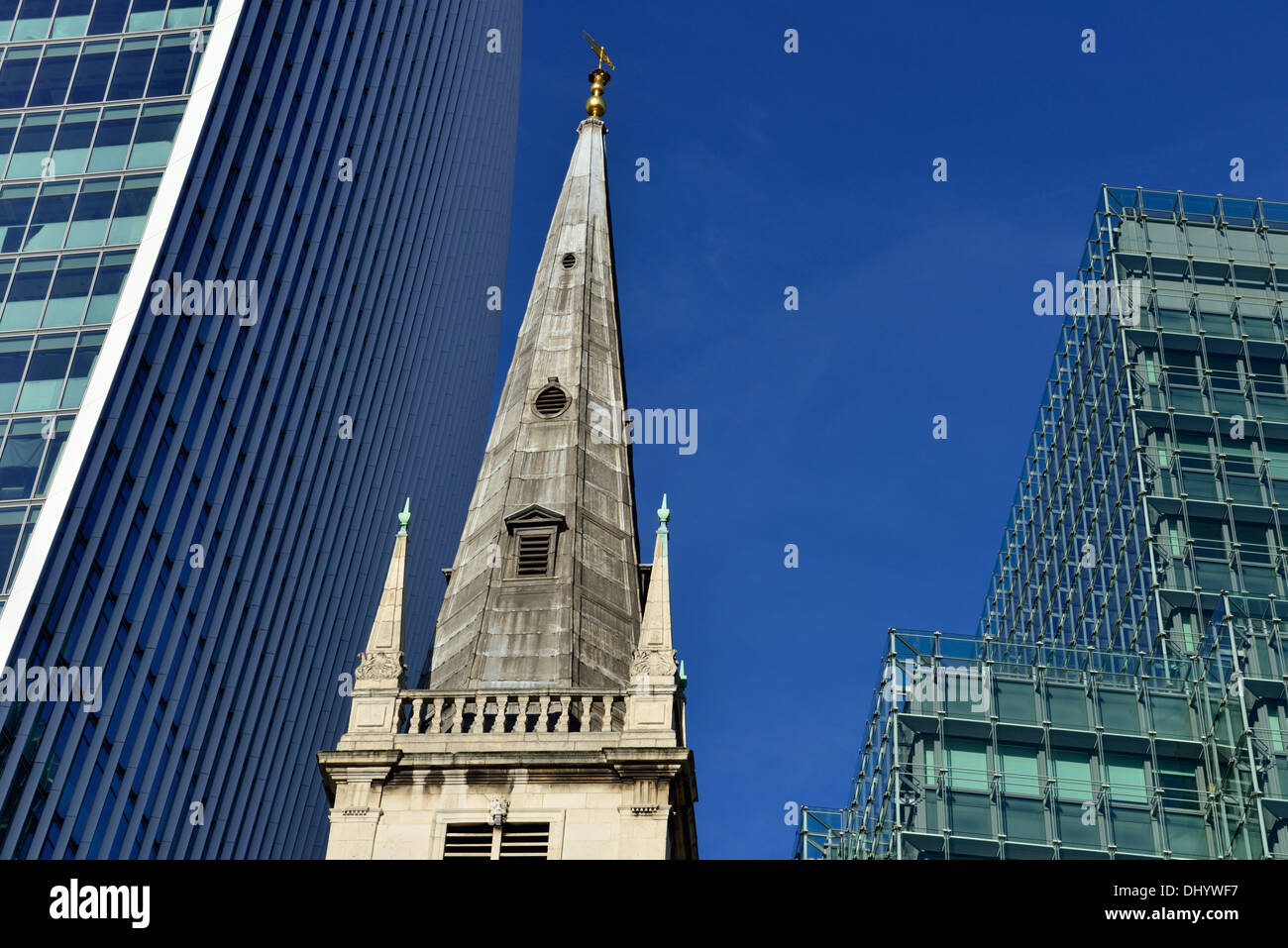 Church of St Margaret Pattens with 20 Fenchurch St and Plantation Place ...