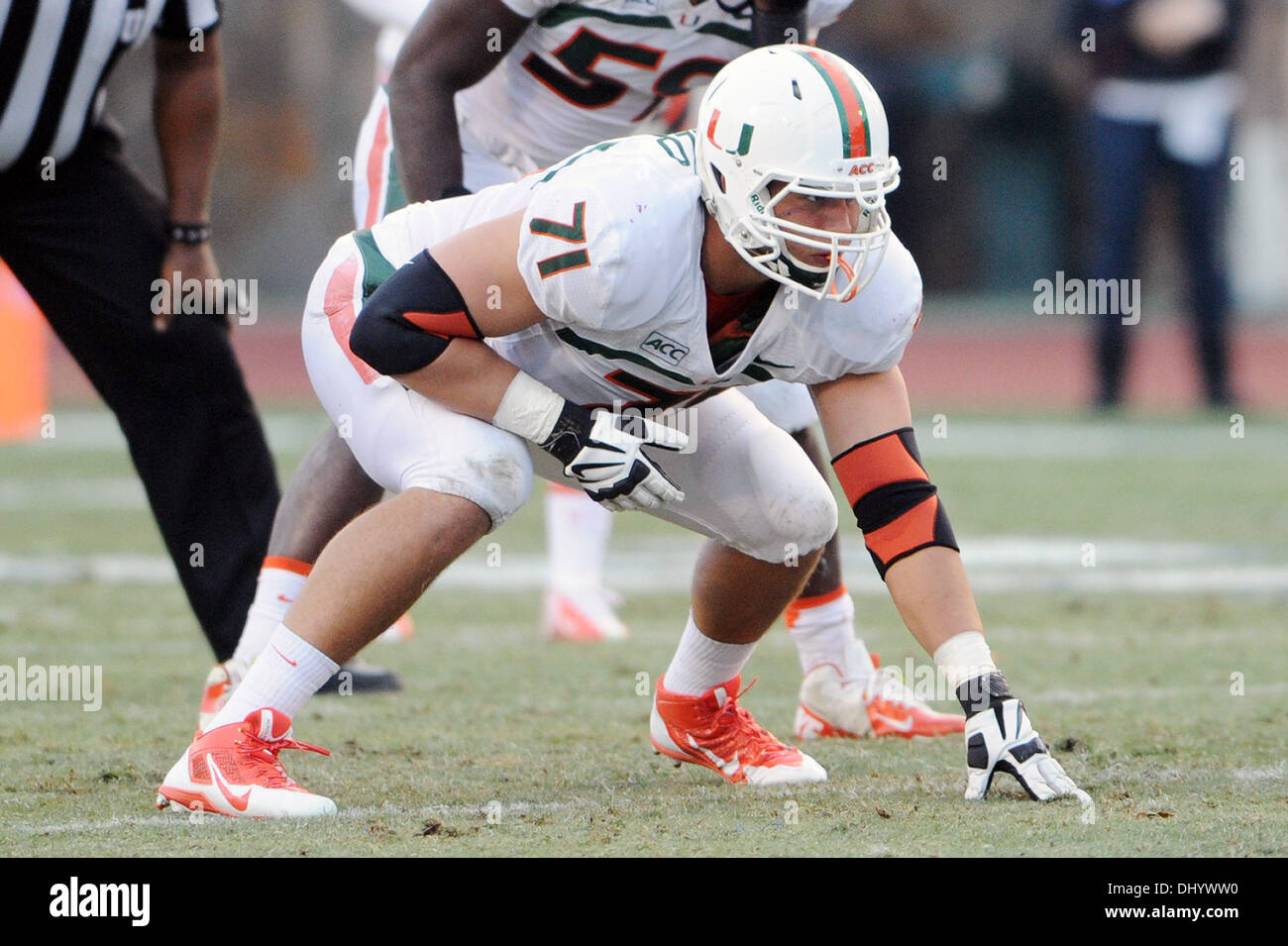 Durham, NC, USA. 16th Nov, 2013. November 16 2013: Miami Hurricanes ...