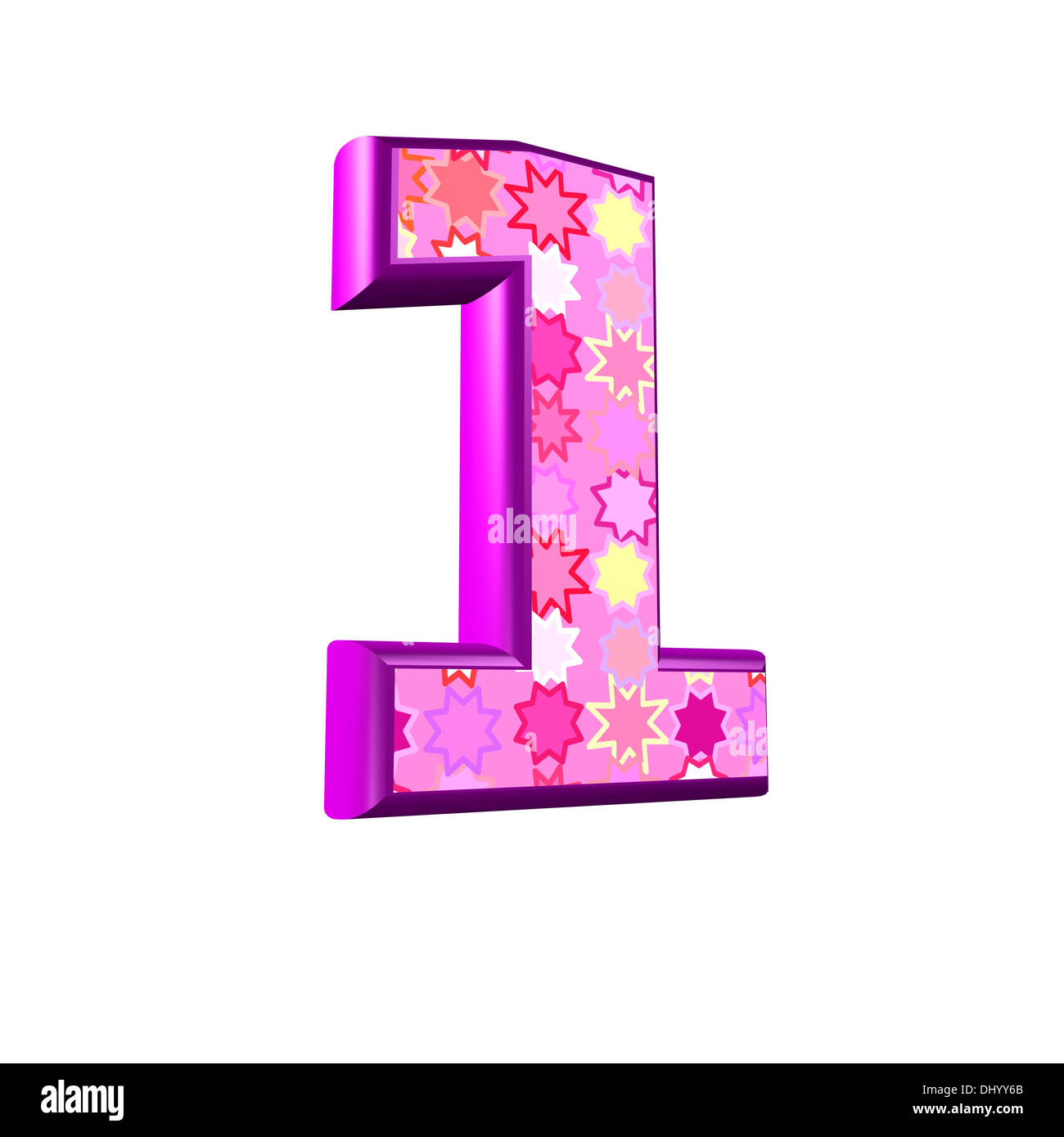 3d number 1 hi-res stock photography and images - Alamy