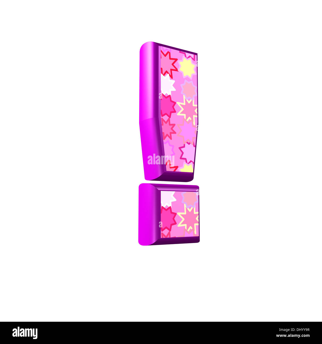 Pink Exclamation Mark Clipart