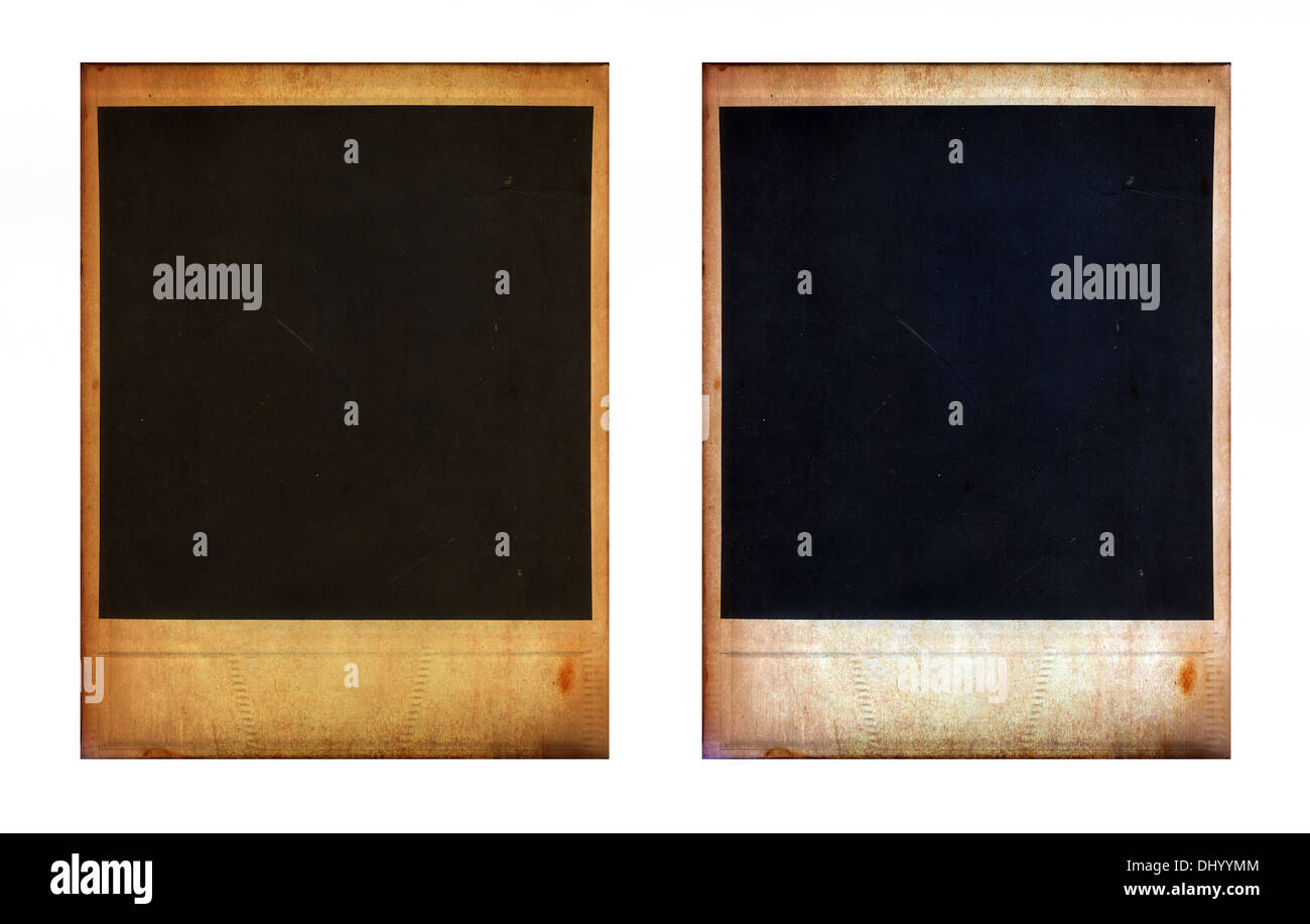 Old photograph paper frames isolated hi-res stock photography and ...