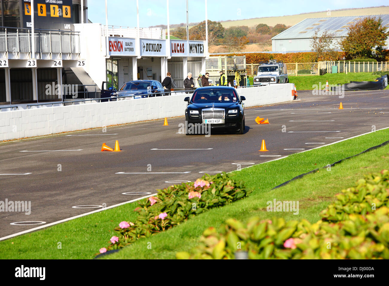 Rolls Royce motor cars on a track day at Goodwood Motor Racing Circuit ...