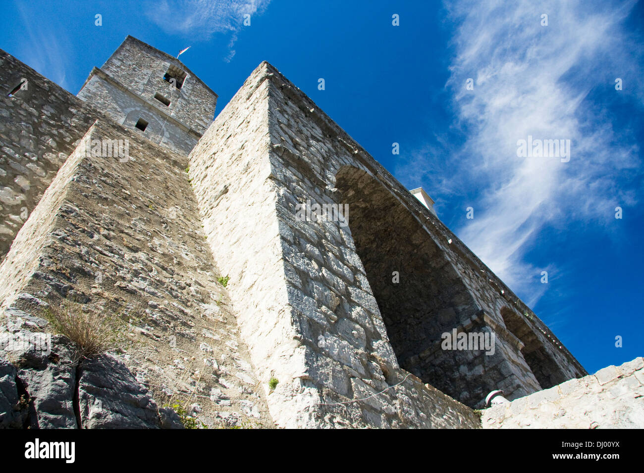 Thirteenth-century keep of the Citadel of Sisteron, Alpes-de-Haute ...