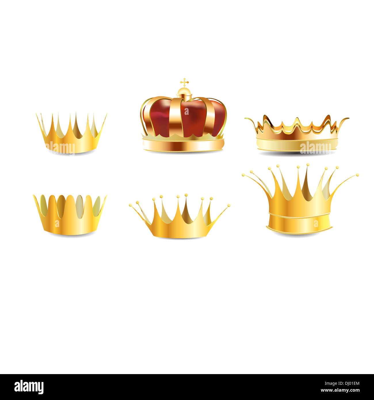 realistic gold heraldic crown embedded or coronet graphic vector eps 10 ...