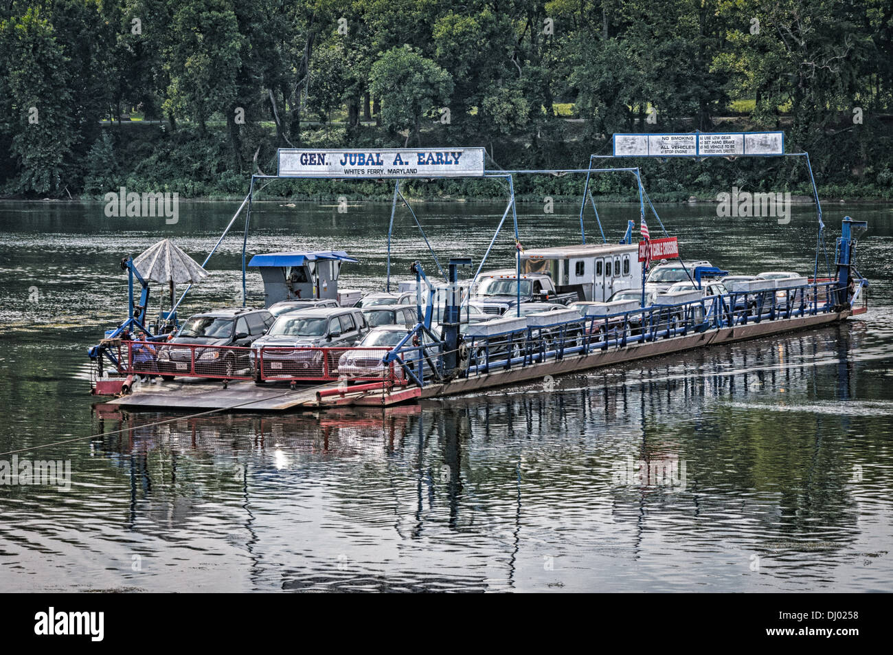 General Jubal A. Early Ferry Boat, Whites Ferry, Maryland Stock Photo ...