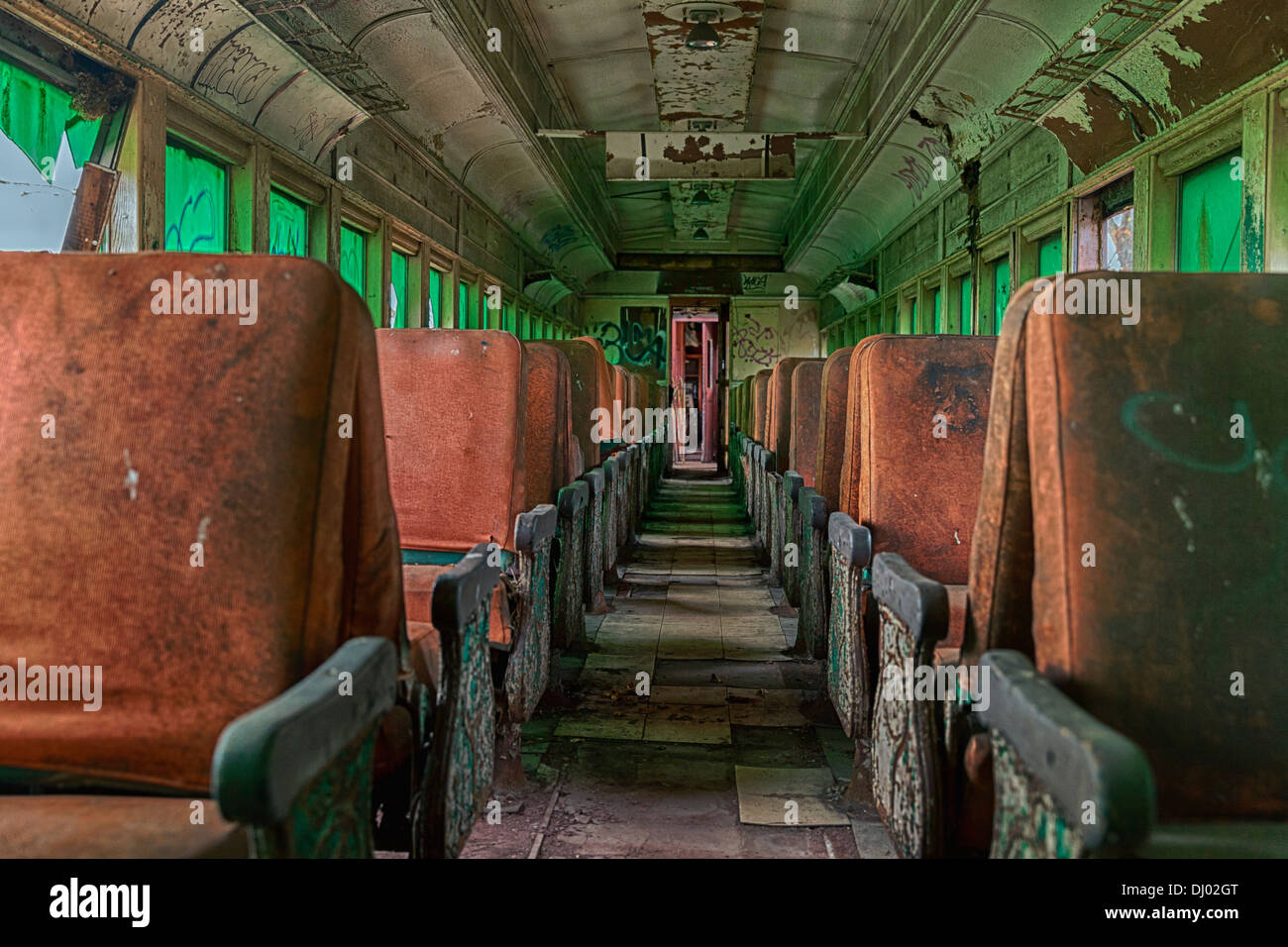 Broken old rusted train hi-res stock photography and images - Alamy