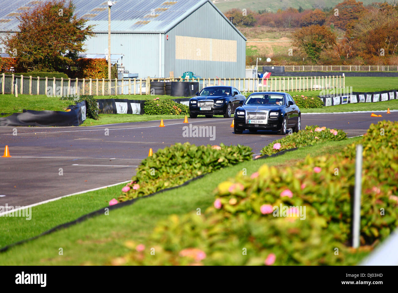 Rolls Royce motor cars on a track day at Goodwood Motor Racing Circuit ...