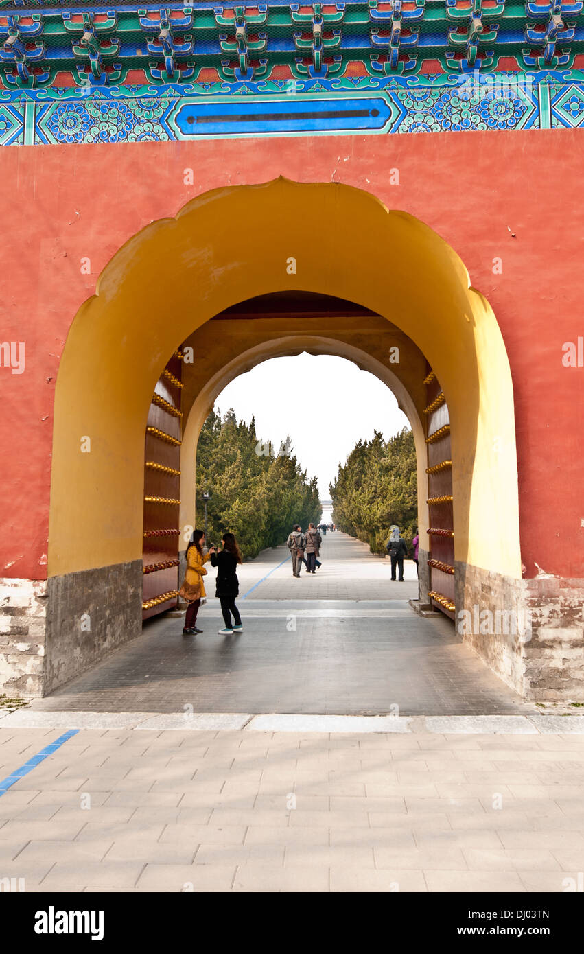 North Celestial (Heavenly) Gate in taoist Temple of Heaven, Chongwen ...