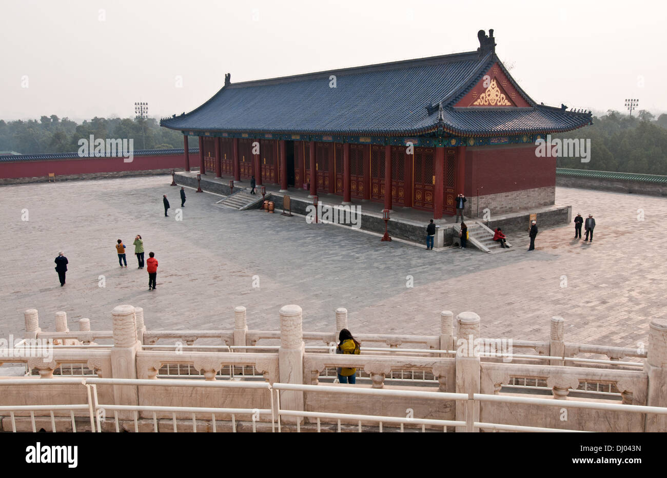 The West Annex Hall of the Hall of Prayer for Good Harvests in taoist ...