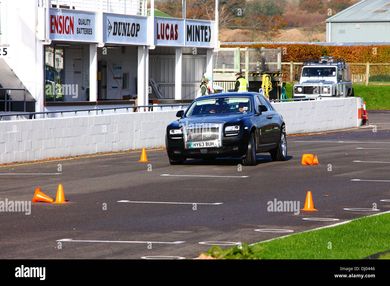 Rolls Royce motor cars on a track day at Goodwood Motor Racing Circuit ...