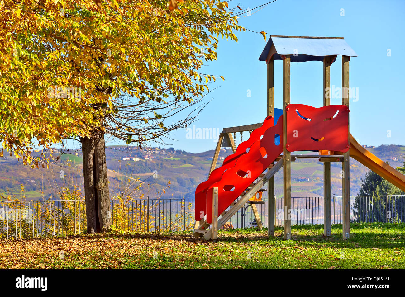 Kids playground small town hi-res stock photography and images - Alamy