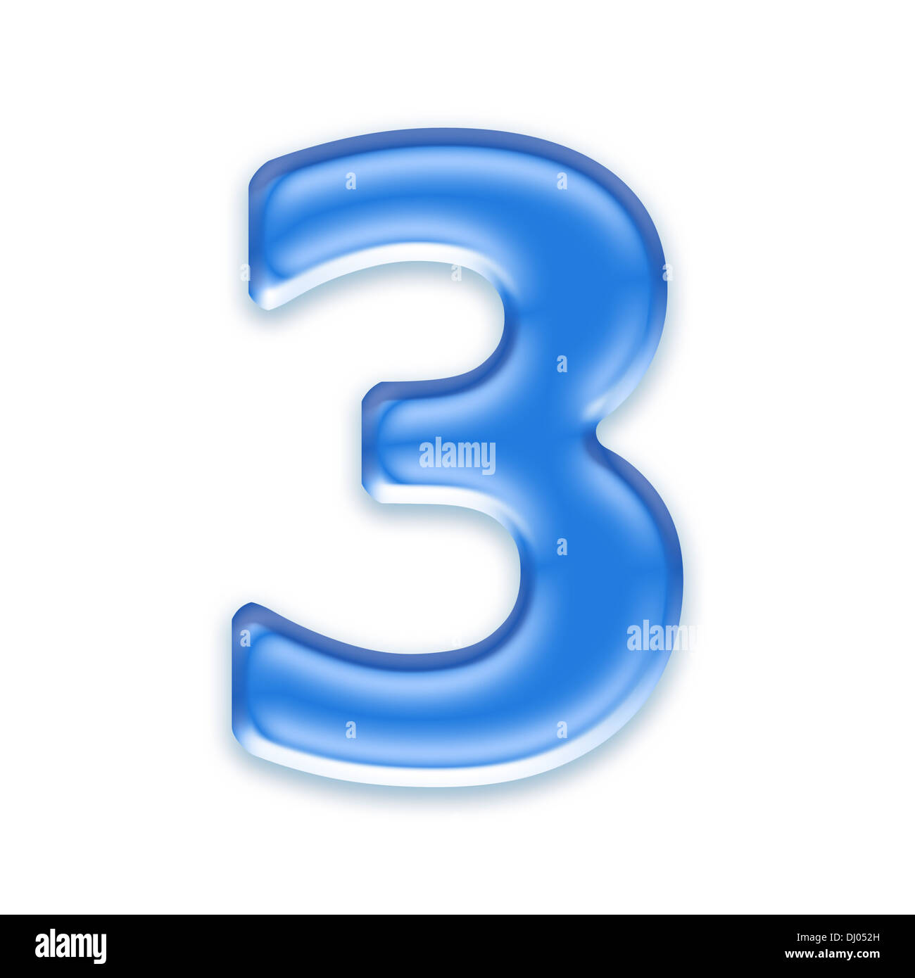 Number 3 Blue