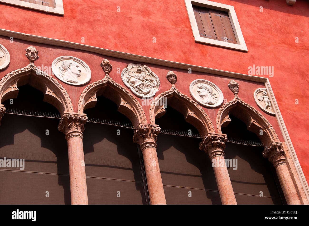 Venetian Style house in Padua Northern Italy Stock Photo - Alamy