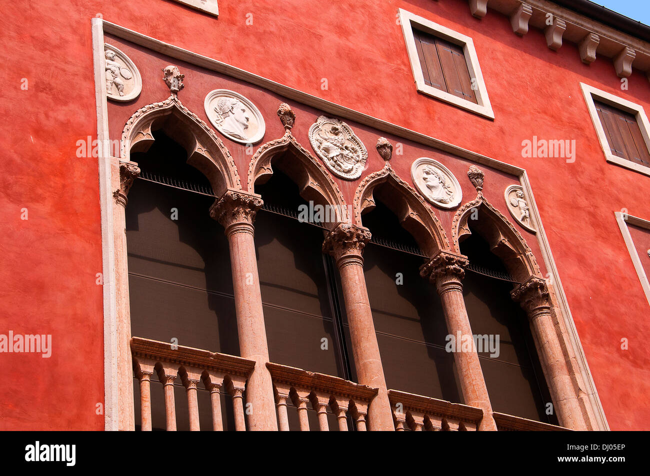 Venetian Style house in Padua Northern Italy Stock Photo - Alamy