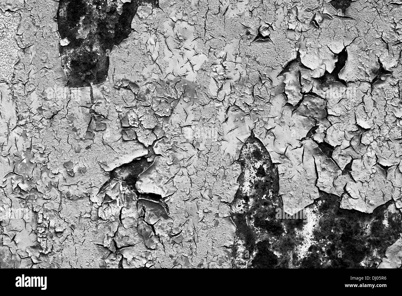 old abstract background from the cracked paint on rusty iron Stock ...