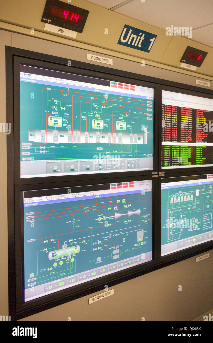 RWE npower Staythorpe gas-fired power station located in ...