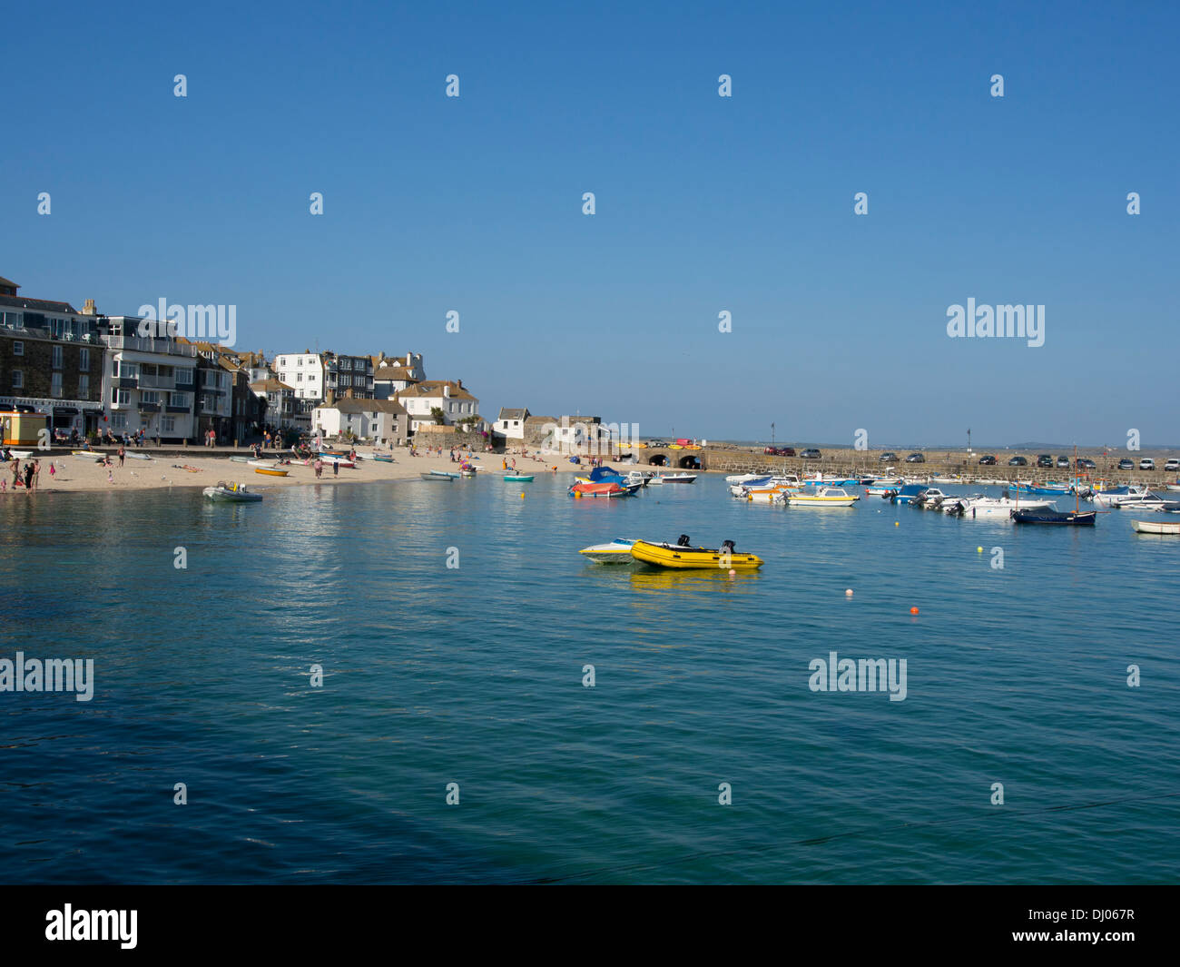 St Ives in summer Stock Photo - Alamy