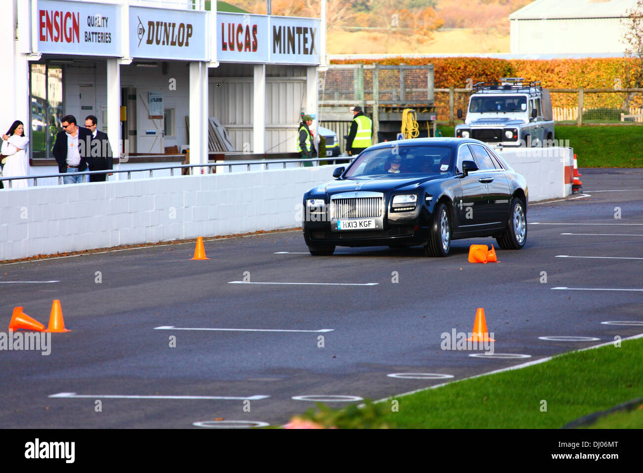 Rolls Royce motor cars on a track day at Goodwood Motor Racing Circuit ...