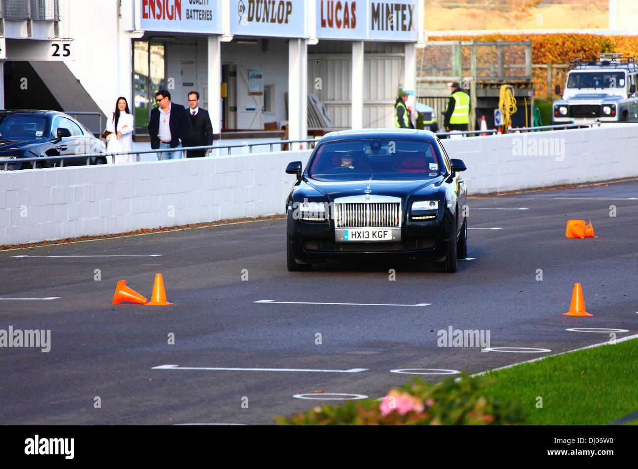 Rolls Royce motor cars on a track day at Goodwood Motor Racing Circuit ...