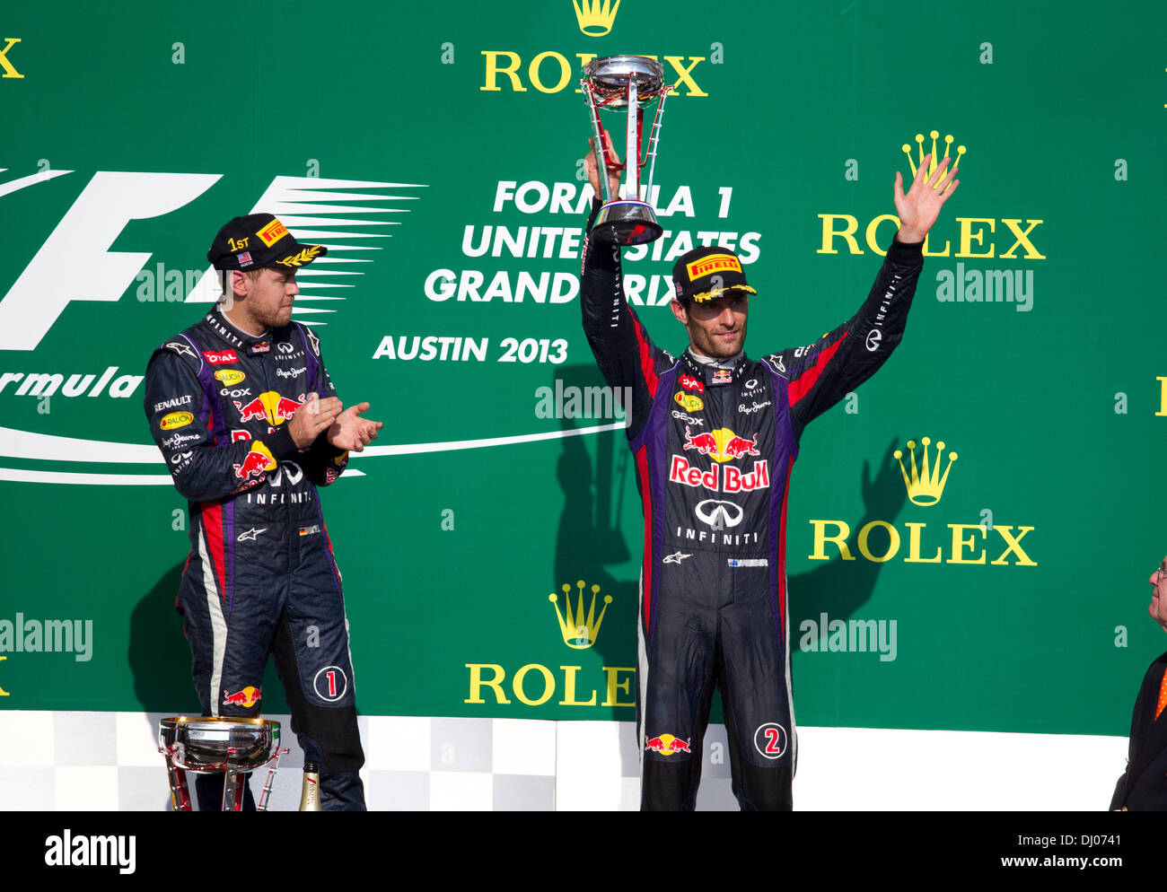 F1 drivers trophy hi-res stock photography and images - Alamy