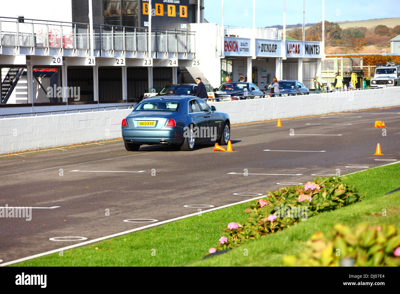 Rolls Royce motor cars on a track day at Goodwood Motor Racing Circuit ...