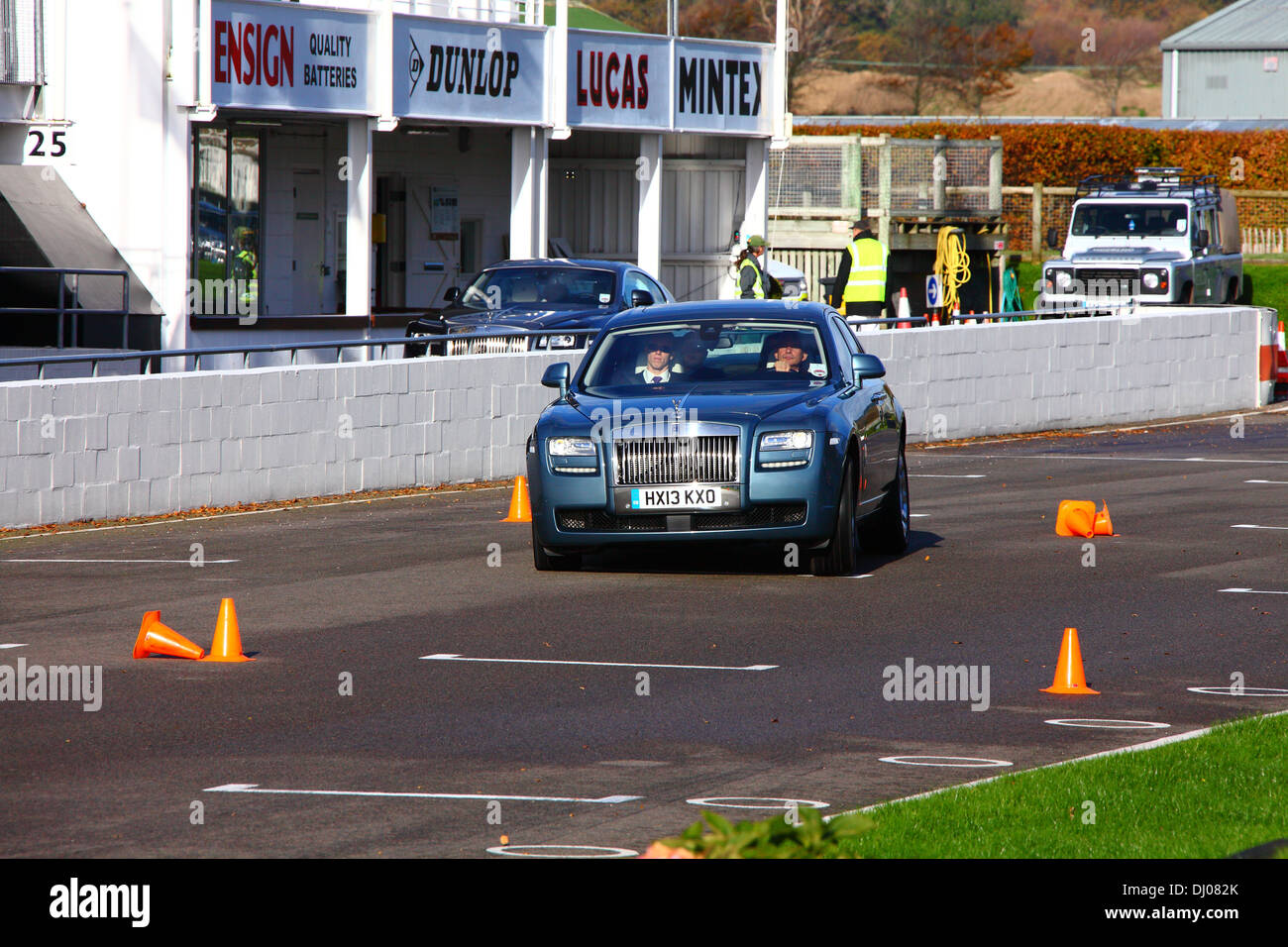 Rolls Royce motor cars on a track day at Goodwood Motor Racing Circuit ...