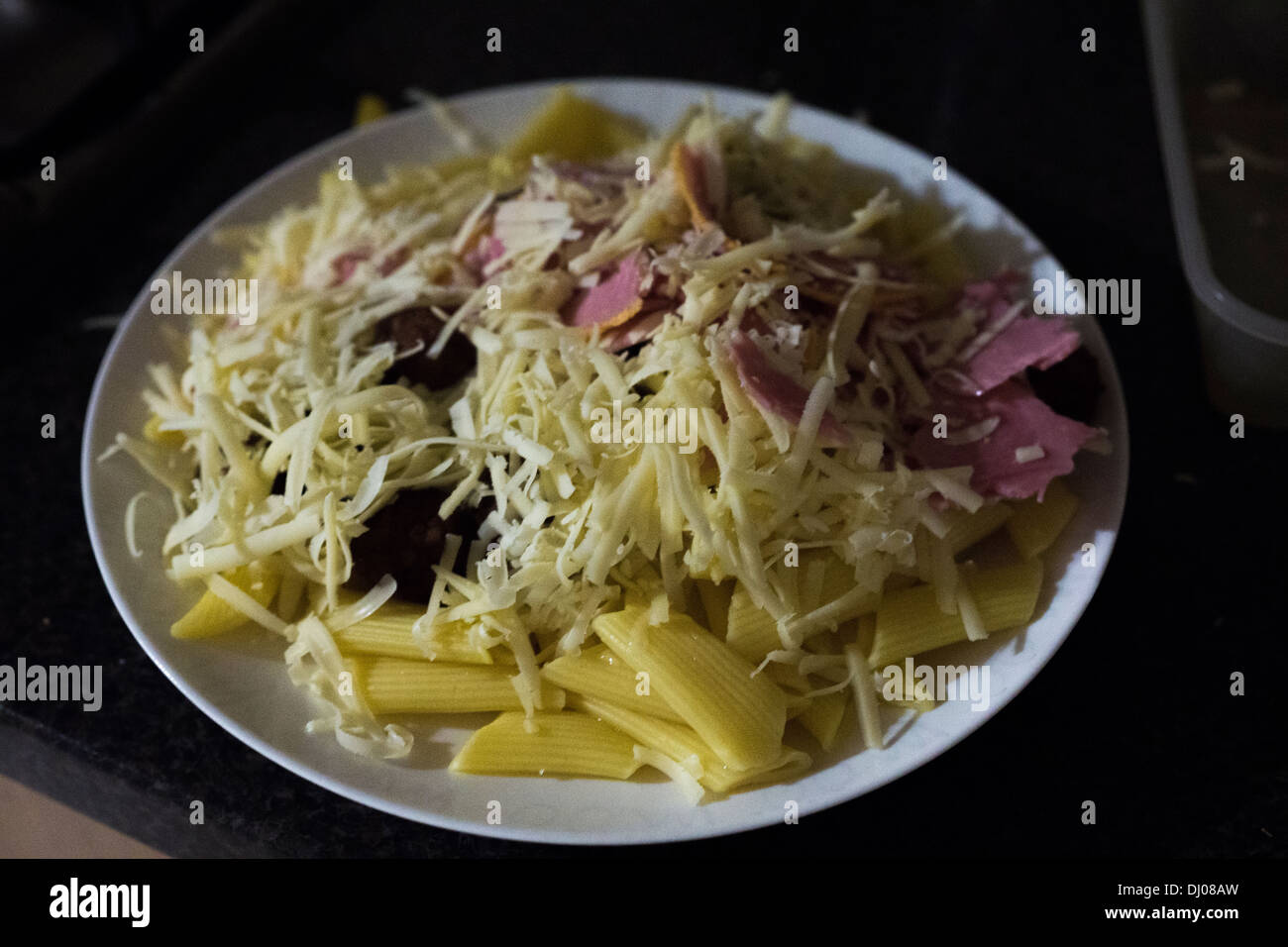 Ham meat plate hi-res stock photography and images - Alamy