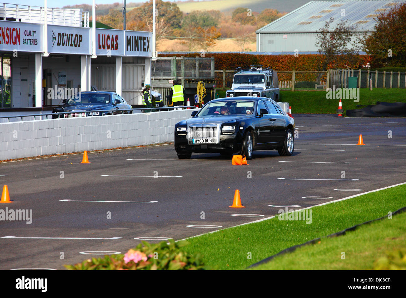 Rolls Royce motor cars on a track day at Goodwood Motor Racing Circuit ...