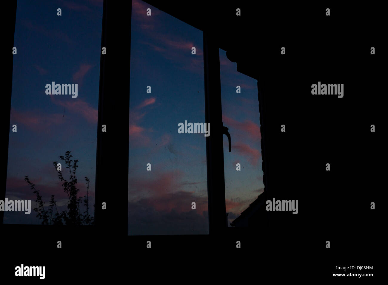 Sky dawn view residential area hi-res stock photography and images - Alamy