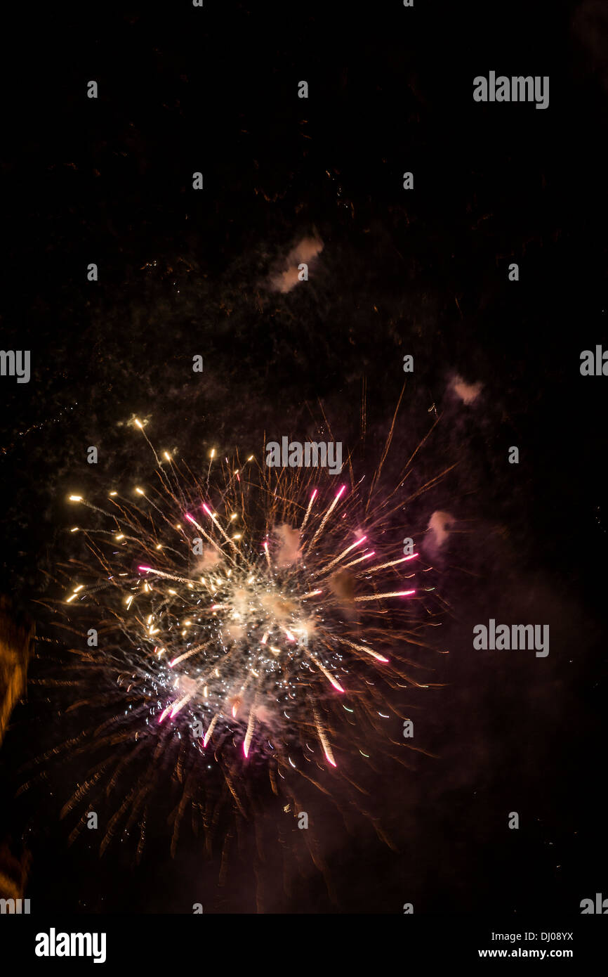 Fireworks over abbey hi-res stock photography and images - Alamy