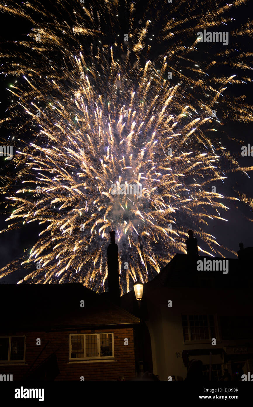 Fireworks over abbey hi-res stock photography and images - Alamy