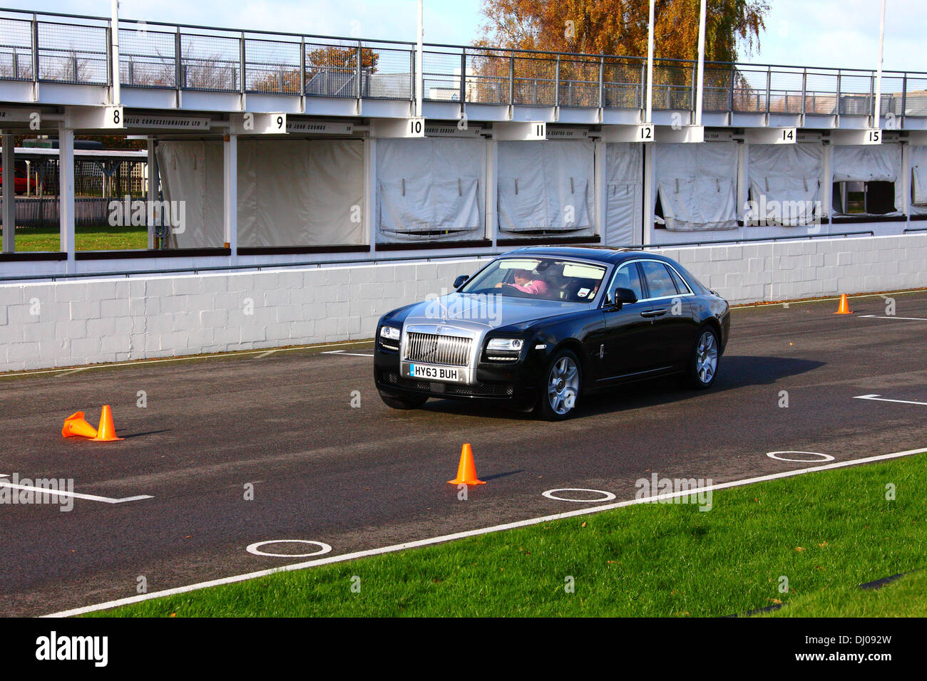 Rolls Royce motor cars on a track day at Goodwood Motor Racing Circuit ...