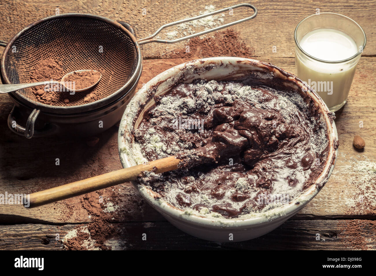 Chocolate mess hi-res stock photography and images - Alamy