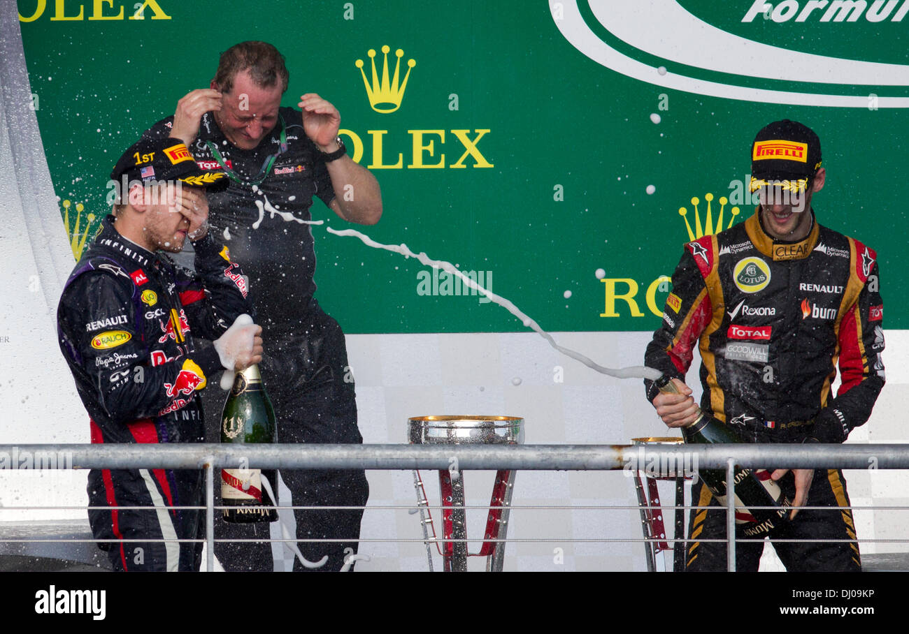 Formula 1 red bull champagne hi-res stock photography and images - Alamy
