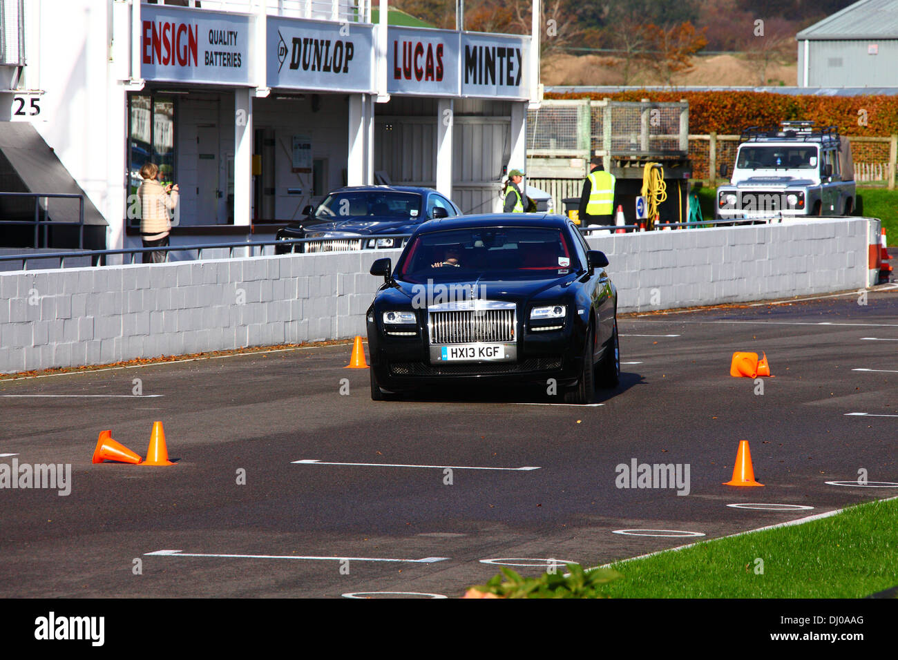 Rolls Royce motor cars on a track day at Goodwood Motor Racing Circuit ...