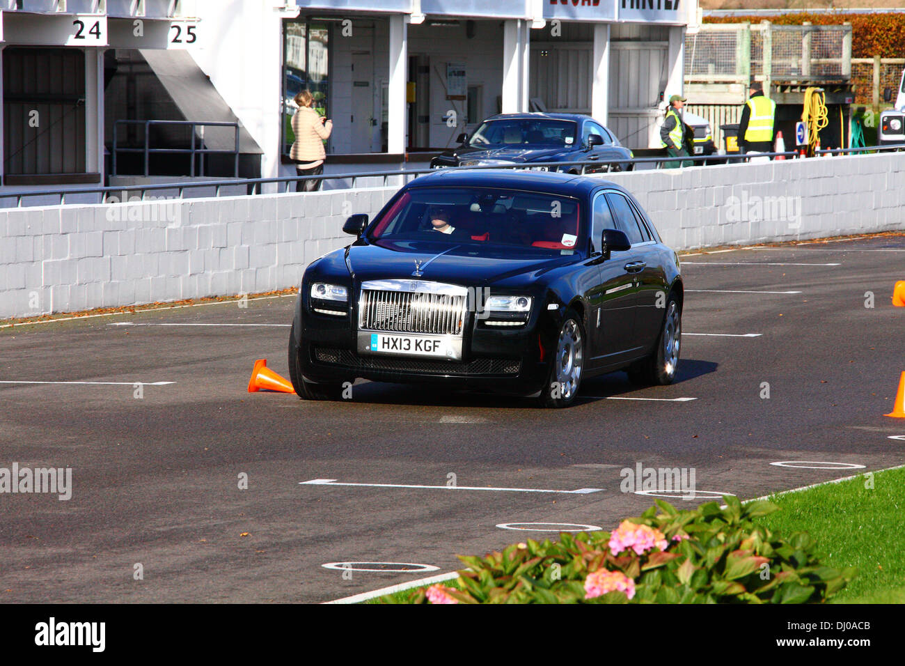 Rolls Royce motor cars on a track day at Goodwood Motor Racing Circuit ...